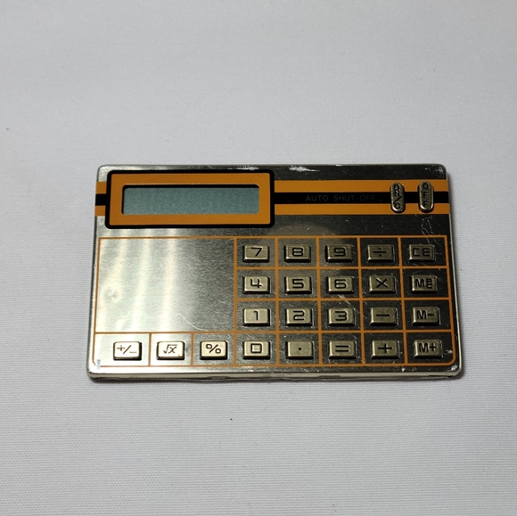 Sceptre | Other | Vintage Pocket Calculator Gold Tone Sceptre Sl1 ...